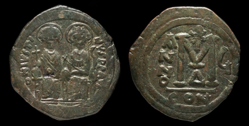 Opinions on a Justin II follis... - Byzantine - Numis Forums